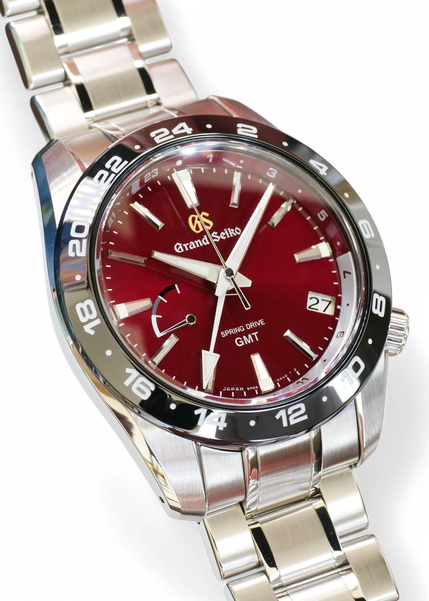 GRAND SEIKO SPORTS COLLECTION GMT SBGE305 HOTAKA SUMMER RED DIAL ...
